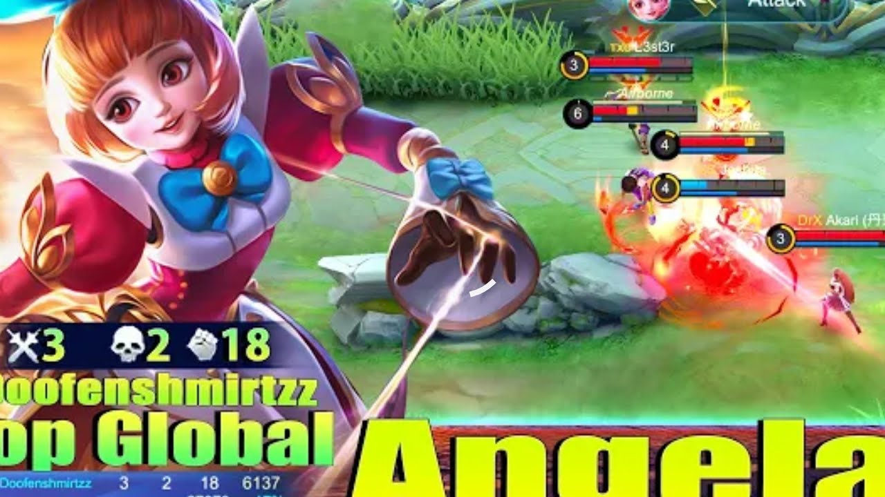 MOBILE LEGEND ANGELA THE GAMEPLAY - YouTube