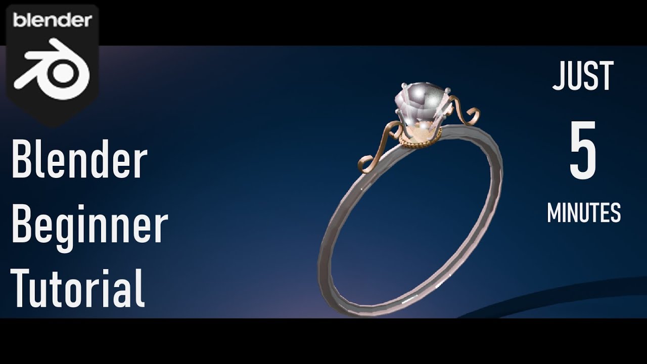 Blender tutorial for beginner | Realistic Ring Animation in Blender ...