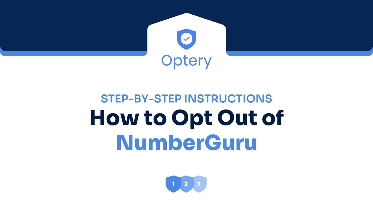 How to Opt Out of NumberGuru - Step by Step Instructions - YouTube