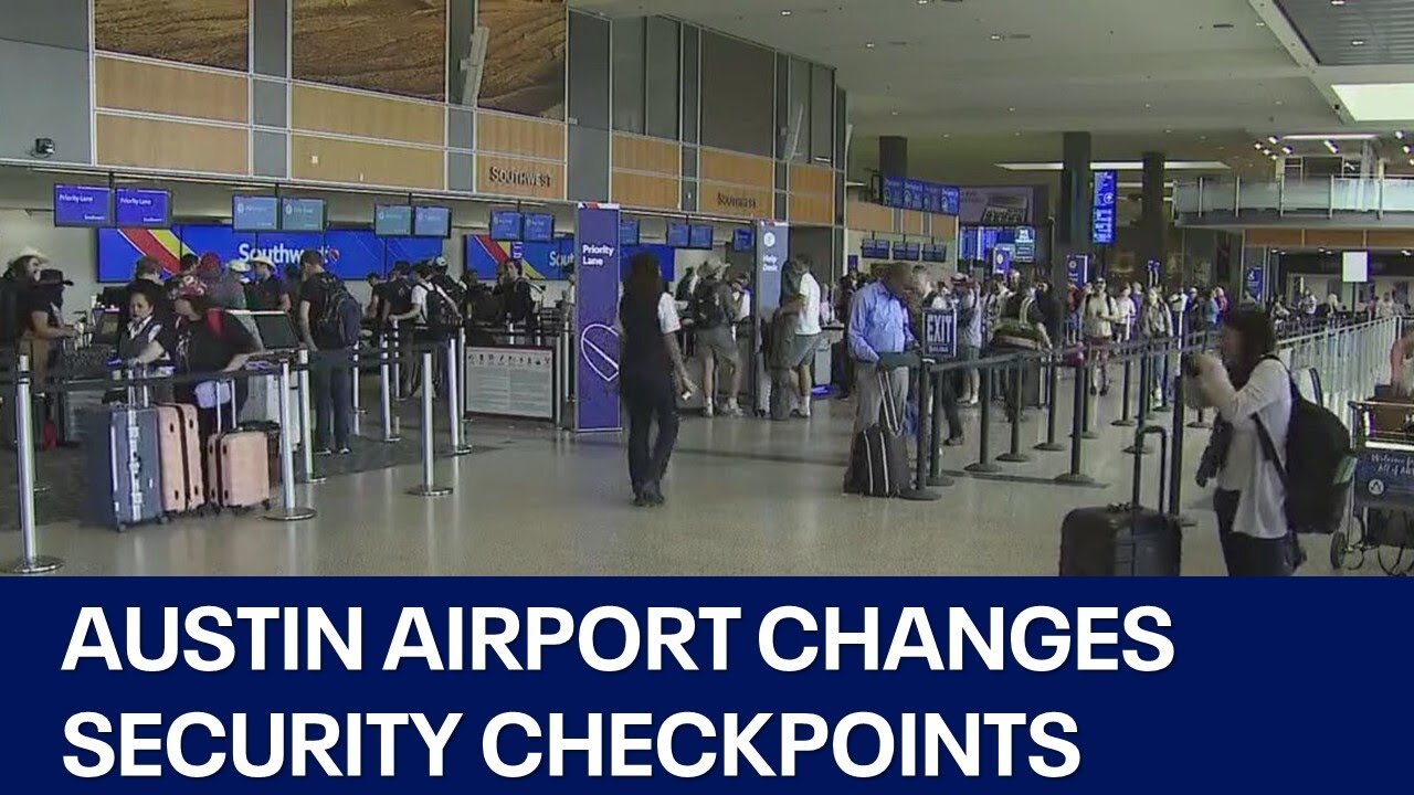 Austin-Bergstrom changes TSA security checkpoints due to renovations | FOX 7 Austin - YouTube