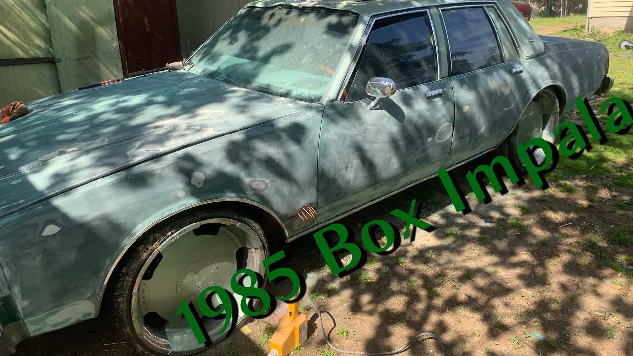 Painting a 1985 Box Impala! Color change! Huge difference!!! - YouTube
