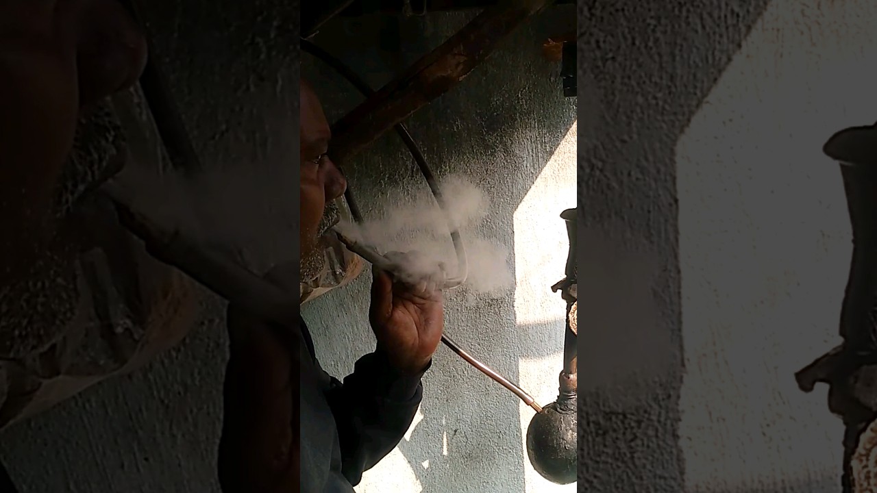 Traditional Homemade Hookah smoking made from coconut shell - YouTube