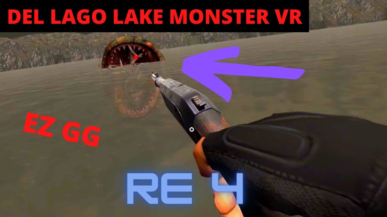 DEL LAGO LAKE MONSTER DESTROYED FIRST TRY - RE4 Chapter 1-3 Part 2 ...