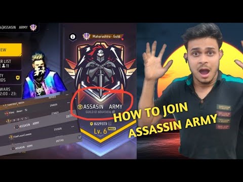 ASSASSIN ARMY GUILD JOIN . How to Assassin army / ASIN SNAX.. - YouTube