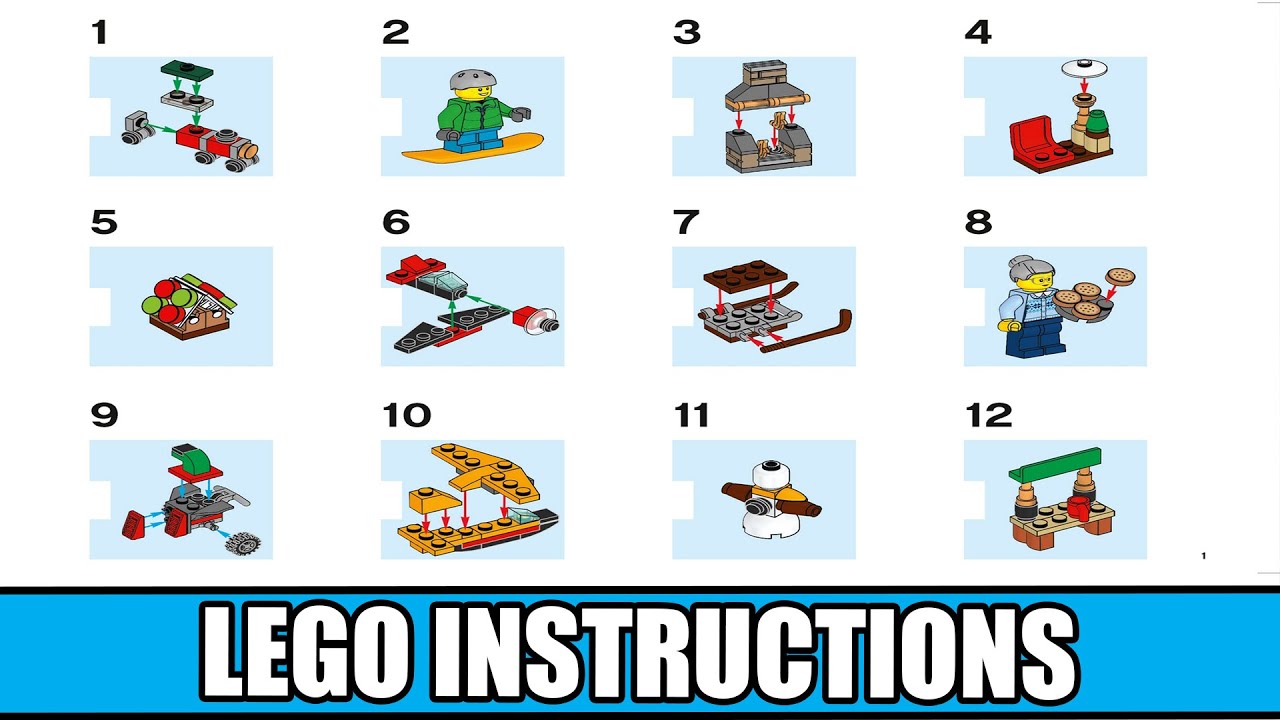 LEGO Instructions | City | 60155 | City Advent Calendar - YouTube