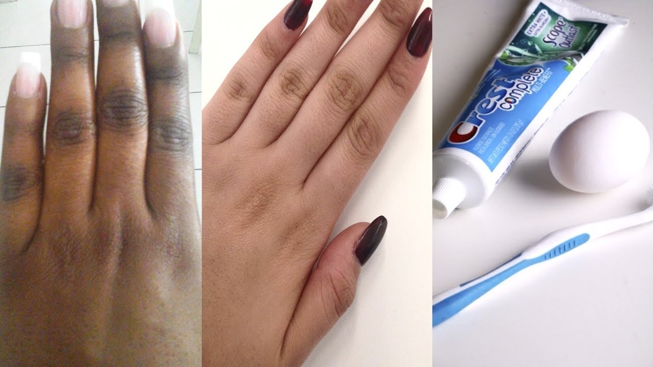 Comment éclaicir les doigts noirs( super efficace) - YouTube