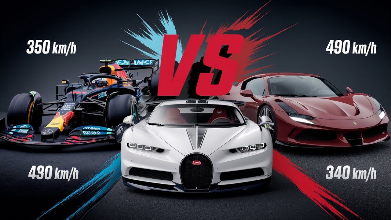 Formula 1 vs Bugatti vs Ferrari: The Ultimate Speed & Performance ...