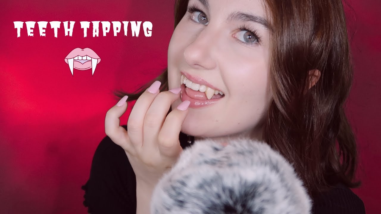 ASMR Teeth Tapping With Fangs - YouTube