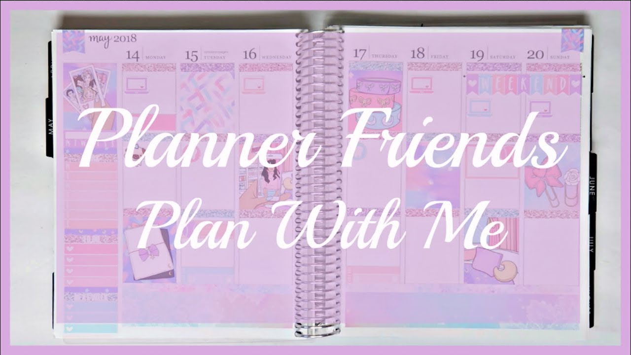 Plan With Me! Planner Friends printable | BeaYOUtiful Planning - YouTube