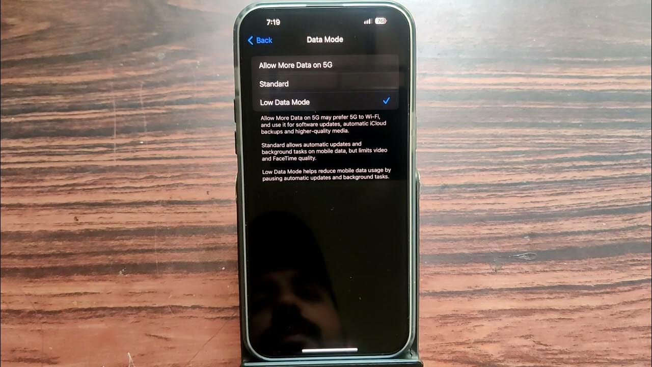 How to Set Mobile Data Limit on iPhone - Standard Limit - YouTube