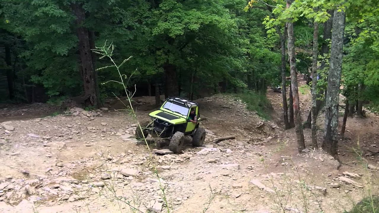Climbing the Devils Backbone at Haspin Acres in Laurel Indiana - YouTube