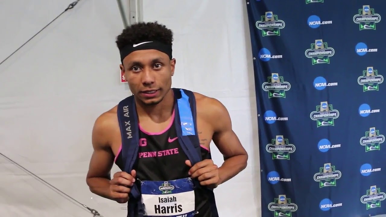Isaiah Harris Is Bloody After Semi But Ready To Win | 2018 NCAA Outdoor ...
