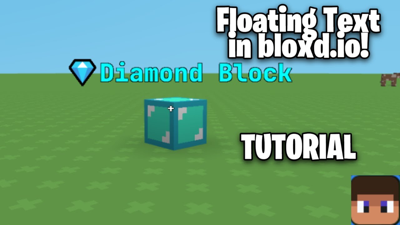How to make floating text in bloxd.io! (TUTORIAL) - YouTube