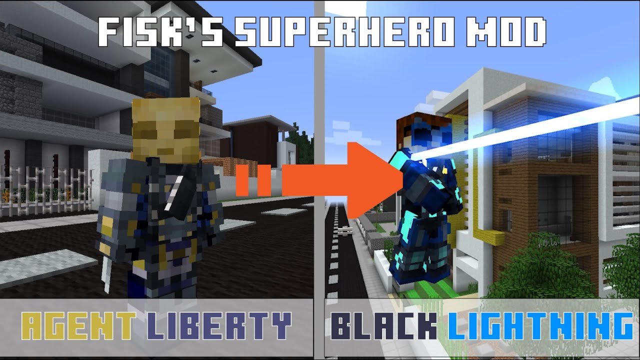 Fisk's Superhero Mod Part 1 (Agent Liberty - Black Lightning) - YouTube