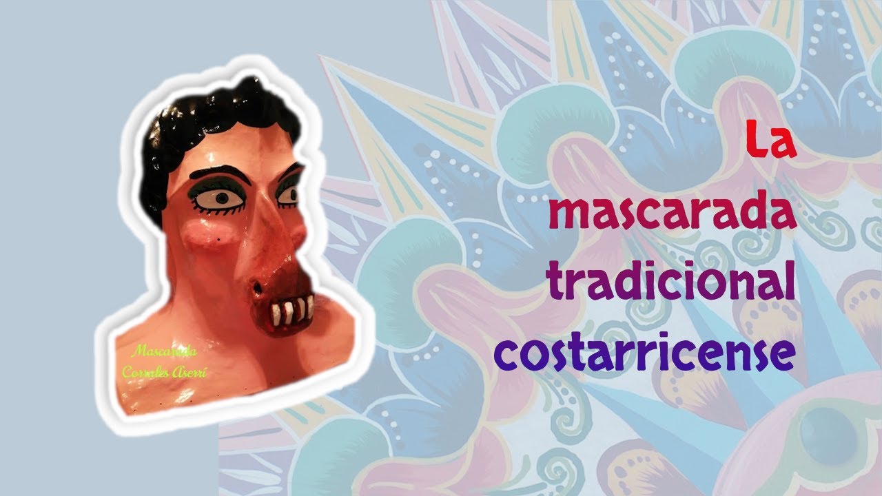 La mascarada tradicional de Aserrí por un maestro mascarero - YouTube