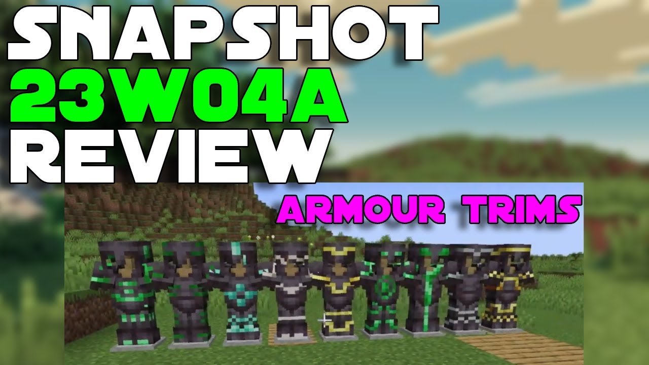 Snapshot 23w04a review - YouTube