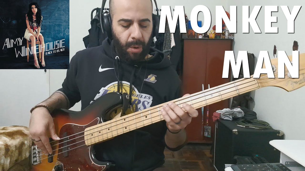 Monkey Man (Amy Winehouse) BASS COVER - YouTube