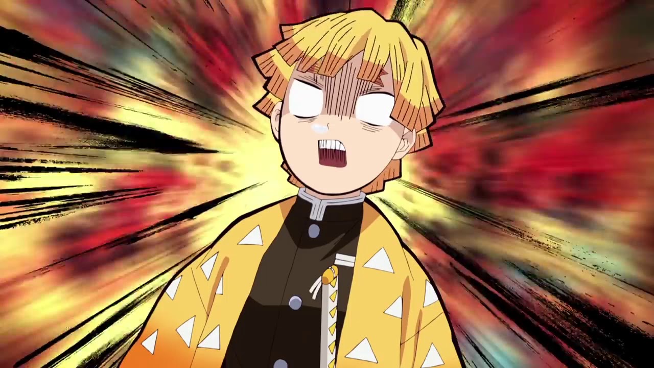 Demon Slayer - Zenitsu running adventure - YouTube