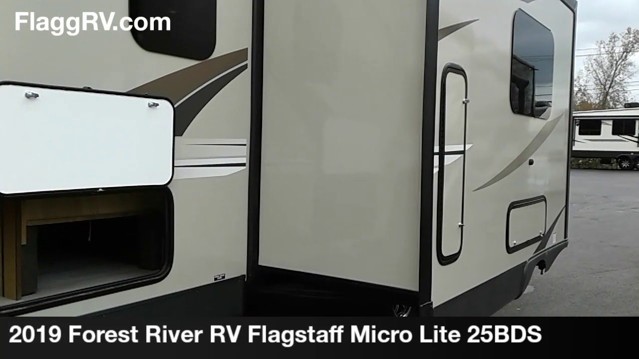 2019 Forest River RV Flagstaff Micro Lite 25BDS - Flagg Rv - YouTube
