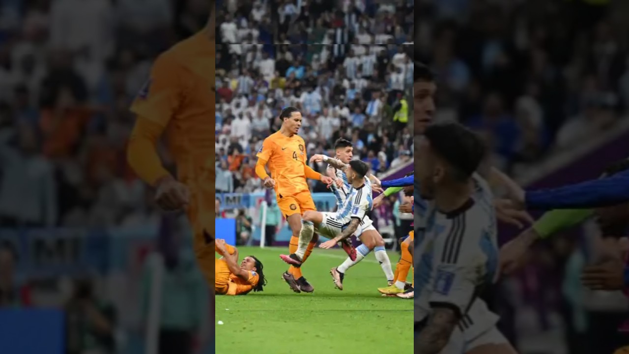 Van Dijk VS Paredes 🥶 - YouTube