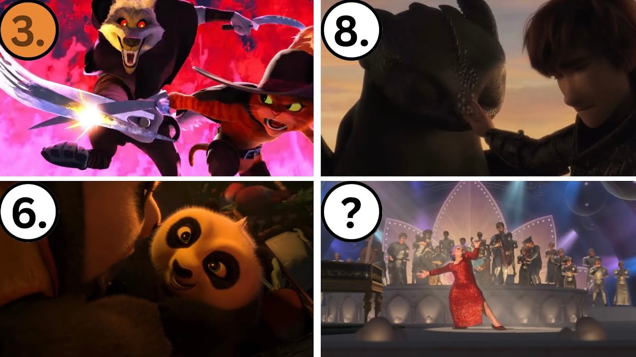 Top 10 DreamWorks Scenes - YouTube