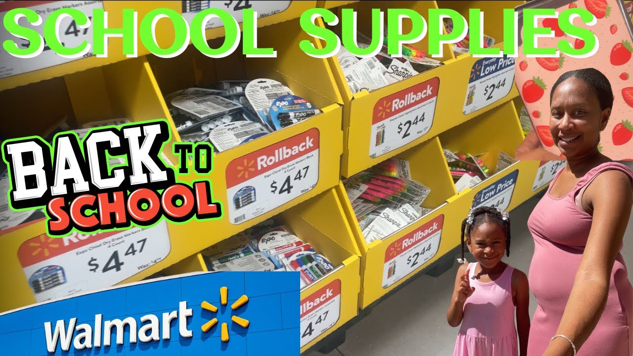 Back To School Supplies Shopping at Walmart 2024 Vlog - YouTube