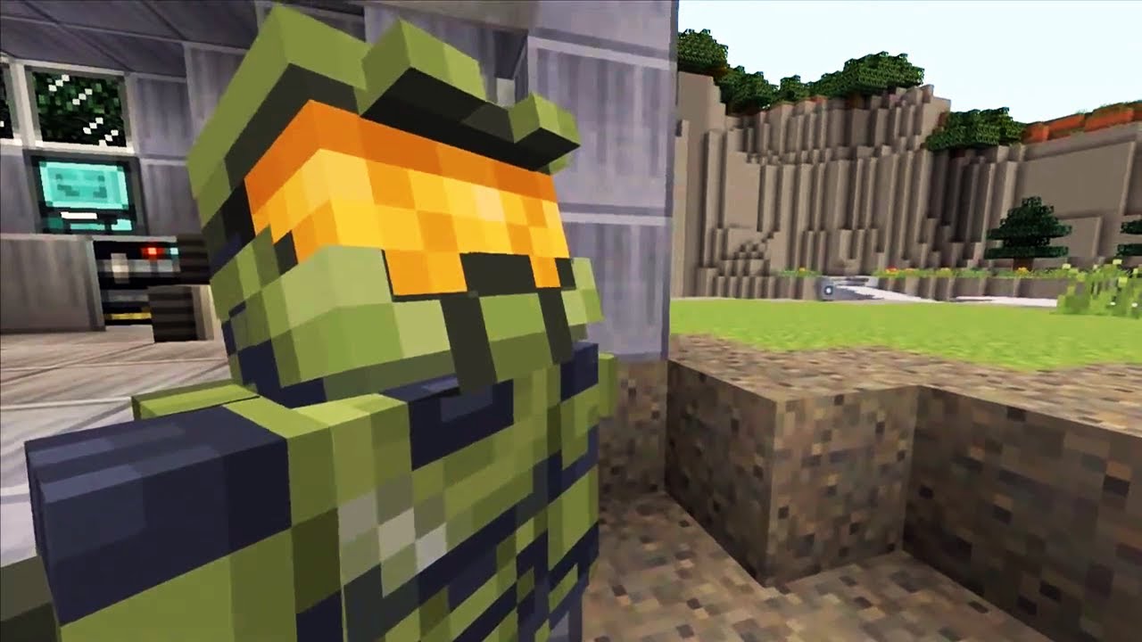 Minecraft Halo Edition Trailer - YouTube