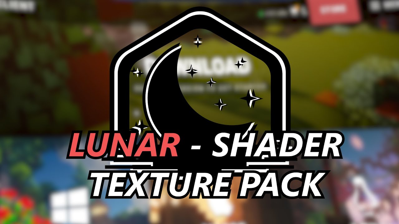 [TUTO] Installation LUNAR, SHADER, et TEXTURE PACK - AN6EL - YouTube