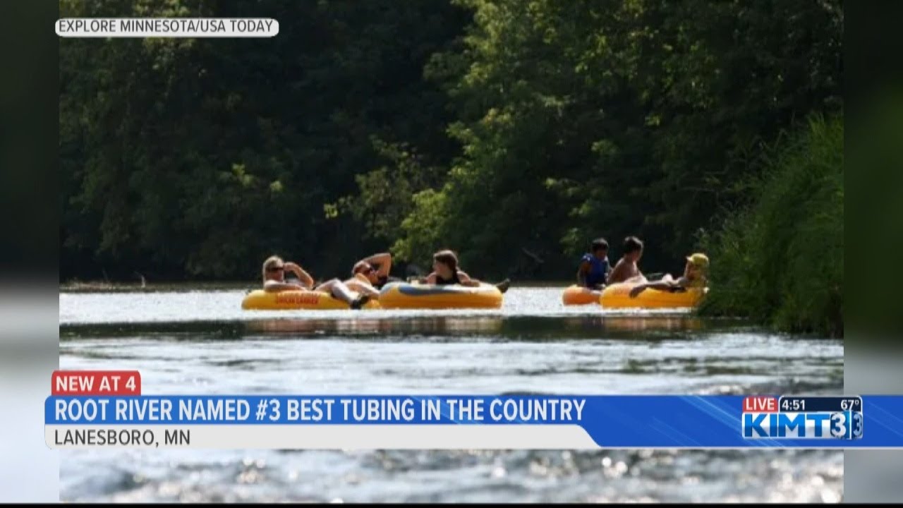 Root River in Lanesboro is named #3 best tubing in the country - YouTube