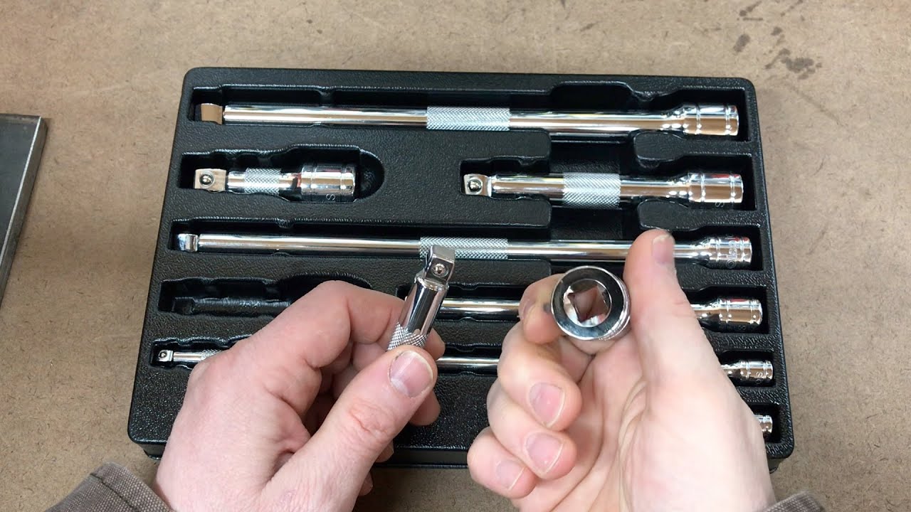 Olsa Tools 9 Piece Wobble Head Extension Set (first look)! - YouTube