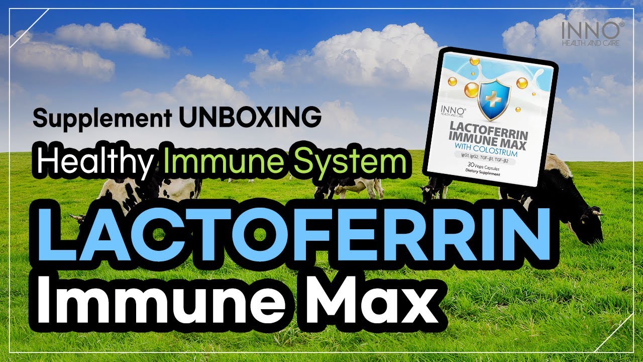 INNO Lactoferrin Immune Max Unboxing - YouTube
