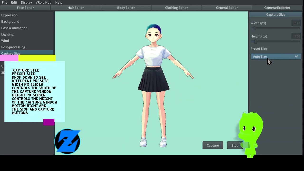 VRoid Studio Tutorial short 35 - Capture - YouTube