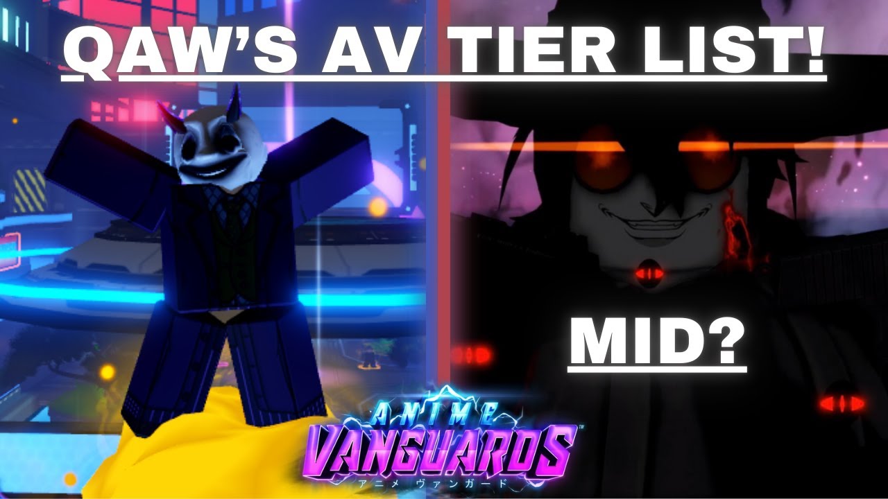 My *ANIME VANGUARDS* Tier List (after the nerfs) - YouTube