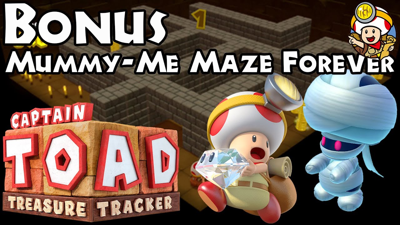 Captain Toad: Treasure Tracker - Bonus - Level 15: Mummy-Me Maze ...