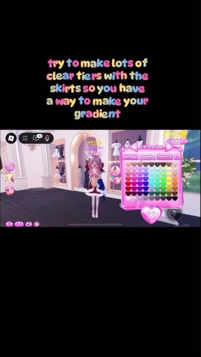 how to make a gradient in dti!! #dresstoimpress #dti #trending #fyp # ...