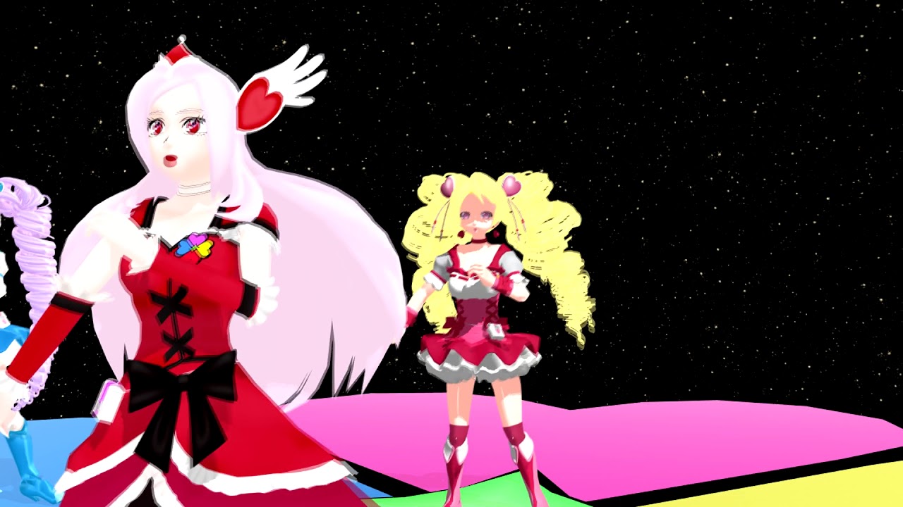 MMD - Let's! Fresh PreCure! (Fresh Team) - YouTube