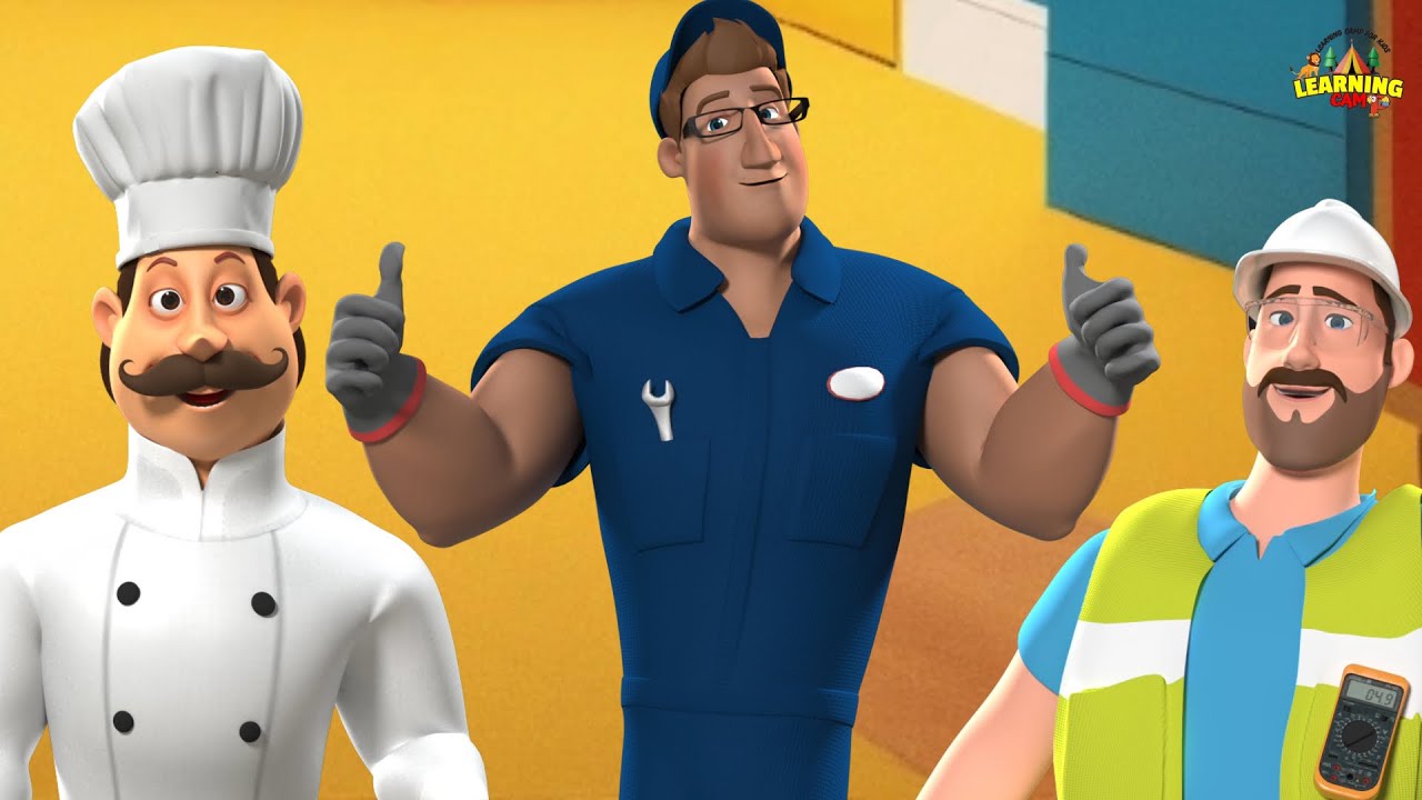 Jobs and Career Song | Nursery Rhymes & Kids Songs - YouTube