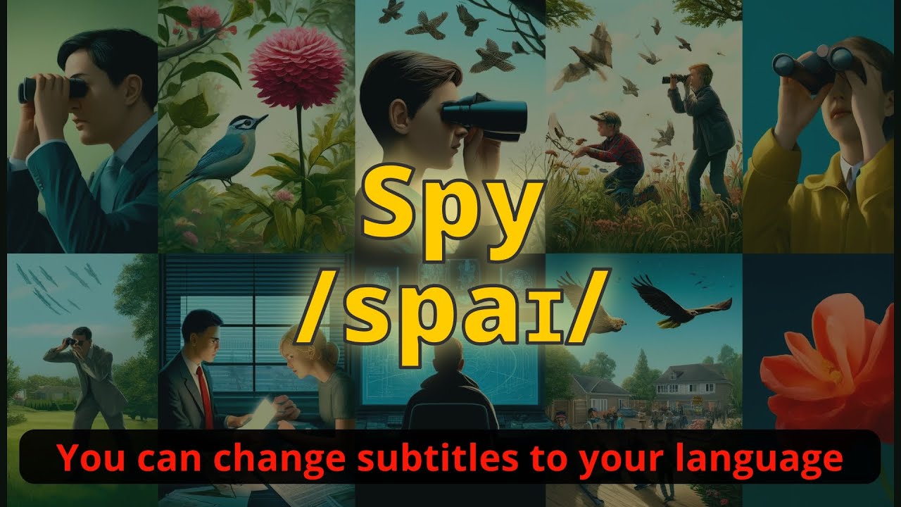 [v] Spy meaning with 5 examples - YouTube