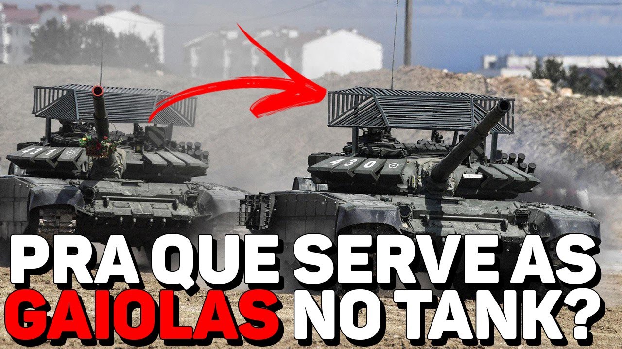 POR QUE OS TANQUES TEM GAIOLAS AO REDOR? ENTENDA ESSE MISTÉRIO - YouTube