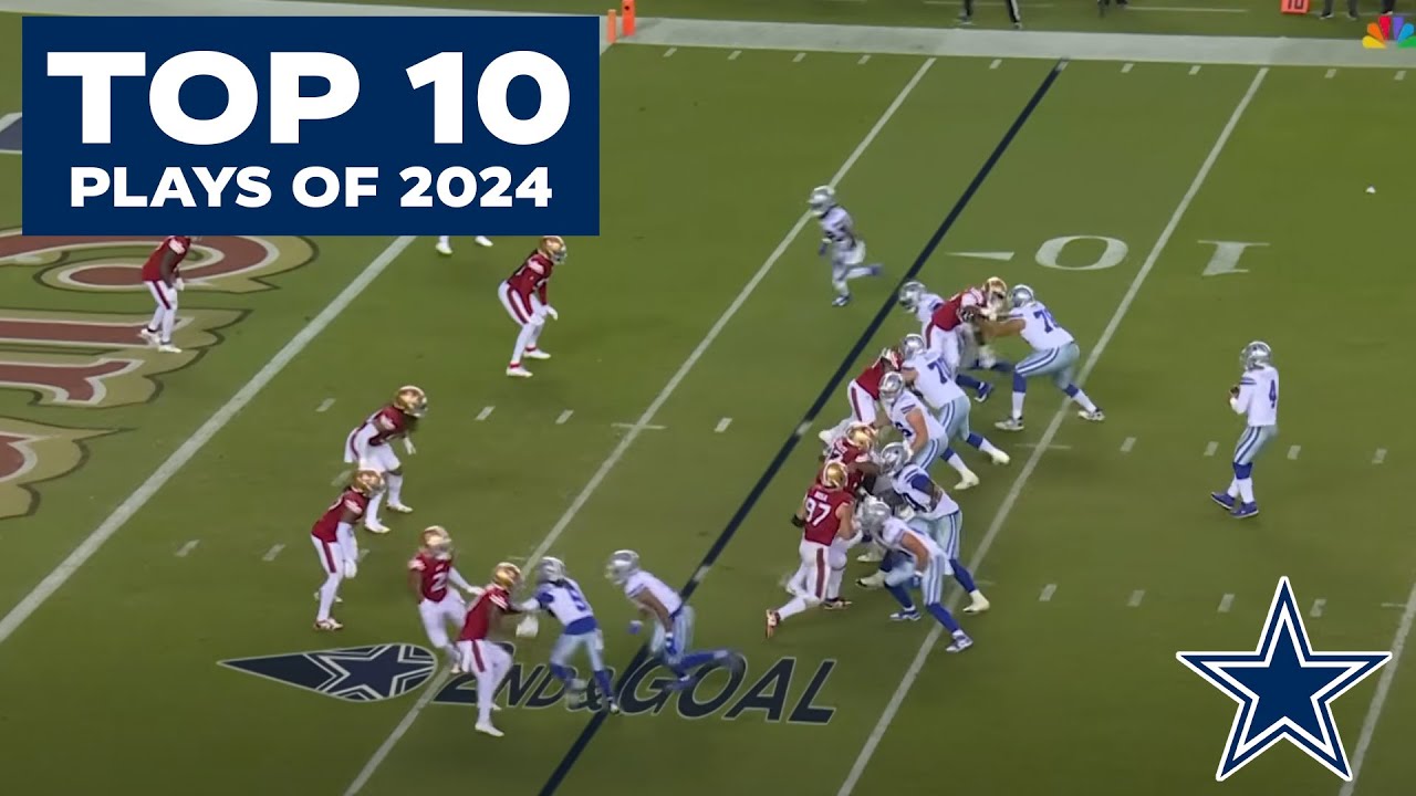 Top 10 Dallas Cowboys Plays of 2024 | Dallas Cowboys 2025 - YouTube