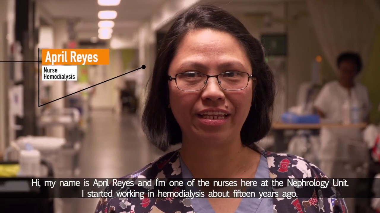 Meet April Reyes, a Nurse in Hemodialysis at the Jewish General ...