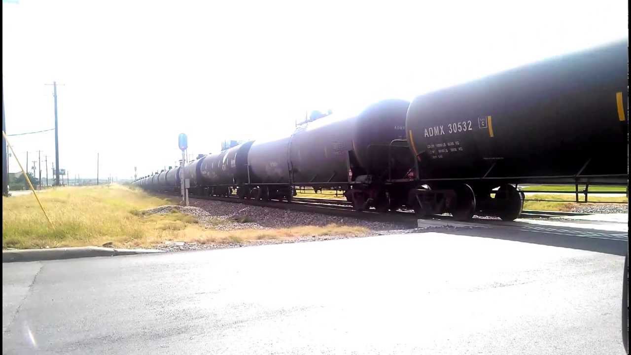 BNSF ethanol unit train, Wetmore Rd., San Antonio, TX, 3 July 2012 ...