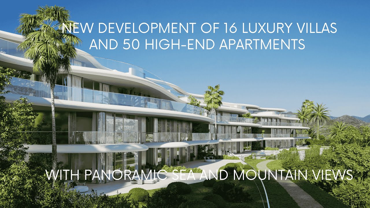 New development of 16 luxury villas and 50 high-end apartments - YouTube