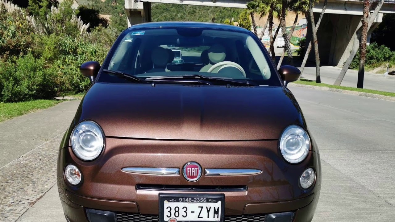 FIAT 500 2015 TRENDY AUTOMATICO CAFE QC - YouTube