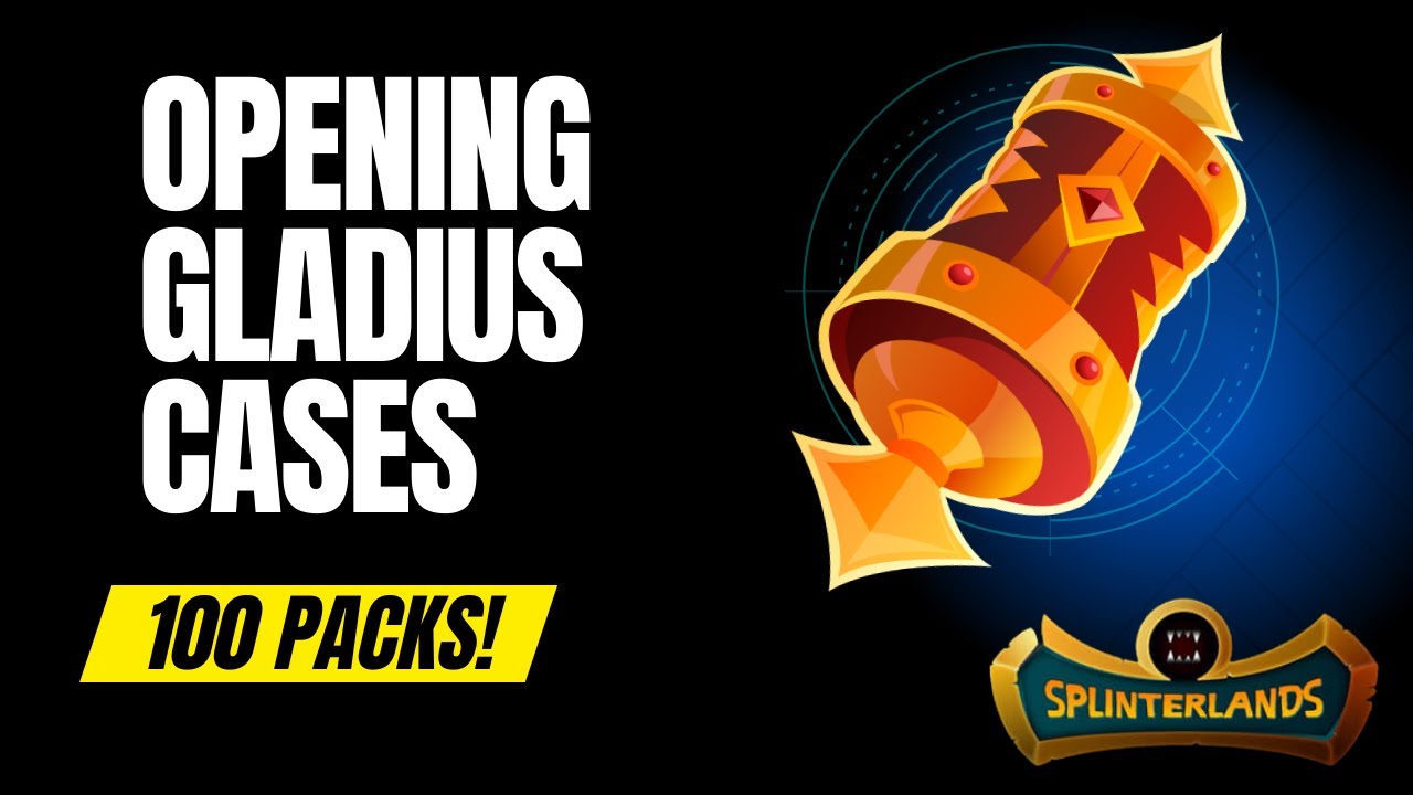Opening 100 More Gladius Case Packs On Splinterlands - YouTube