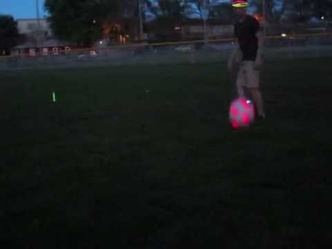 Light Up LED Soccer Ball - Glowing Soccer Ball No. 5 - YouTube