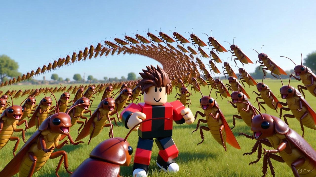 Roblox Becomes the Cockroach King?! Leading Thousands to Dance! - YouTube