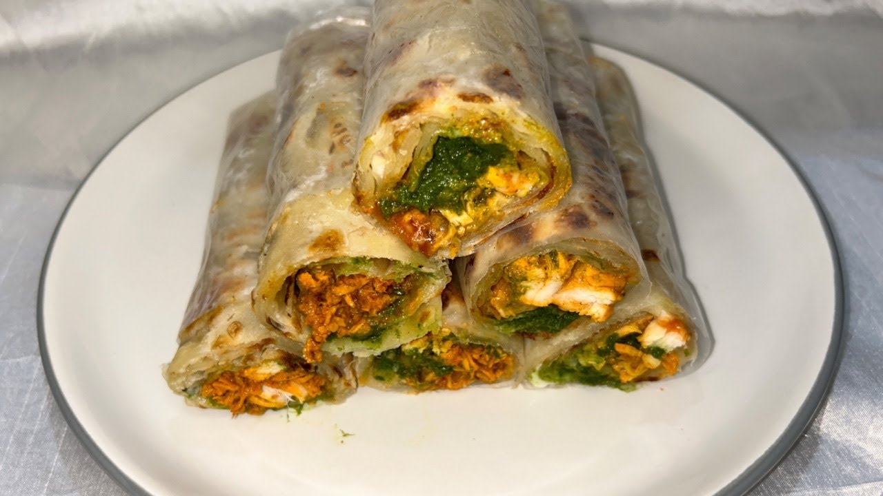 Chicken Paratha Roll Recipe By Kitchen with Kashaf - YouTube