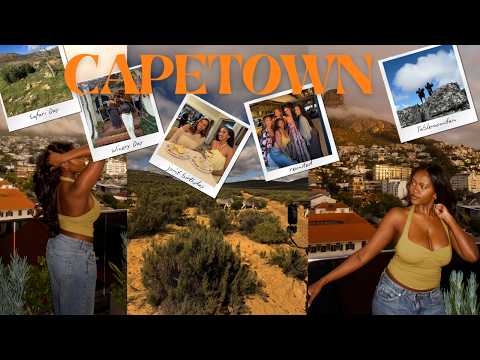 THE GIRLS IN CAPE TOWN 🇿🇦 Hiking up Table Mountain, going to a safari, visiting Robben Island...