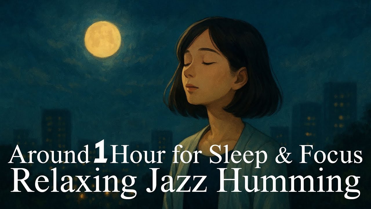Relaxing Jazz Humming~Around 1 hour~Perfect Background Music for Study, Work, or Sleep - YouTube